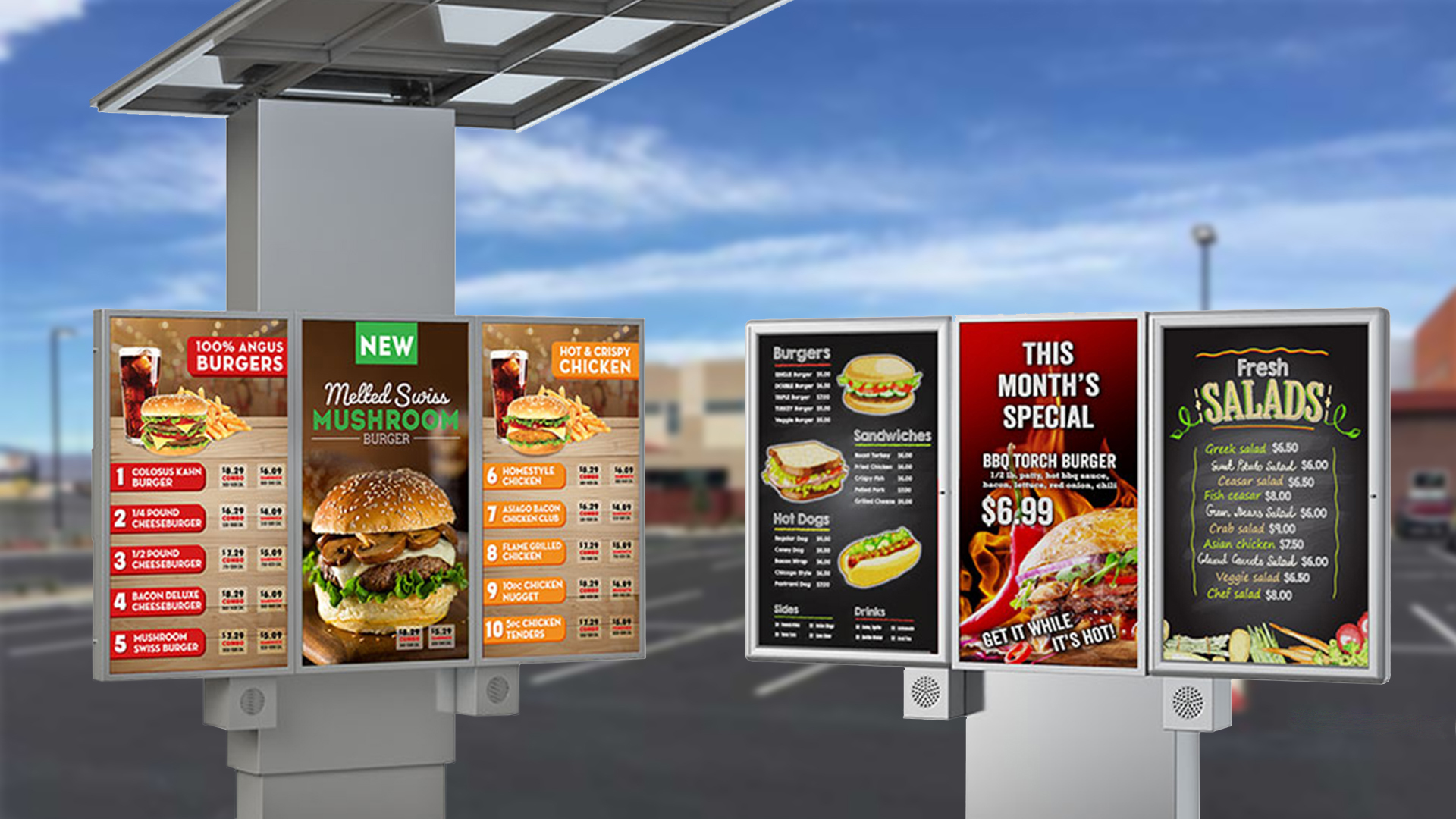 Custom Menu Board | JGX Group | Dallas/ FT Worth